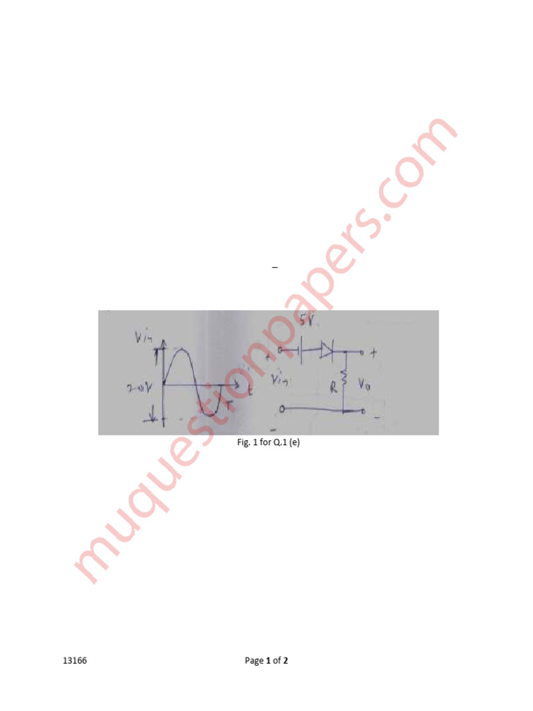 Be Electronics and Computer Science Semester 3 2022 December Electronic Devices Rev 2019 C ...