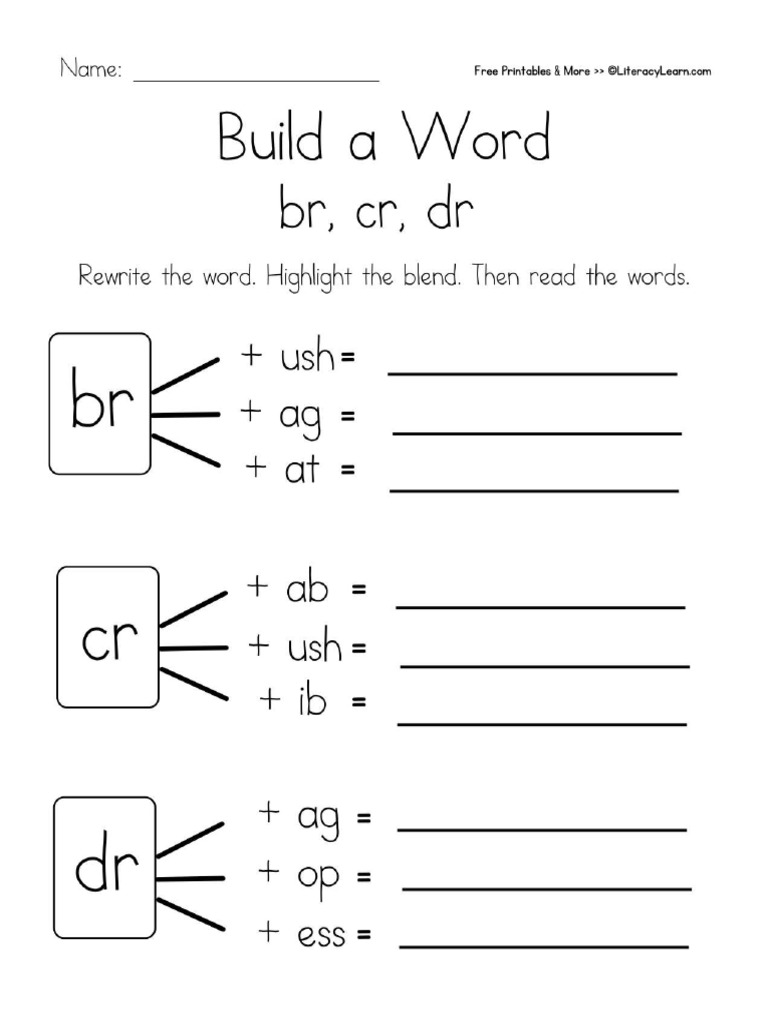 Build R Blend (3worksheets) | PDF