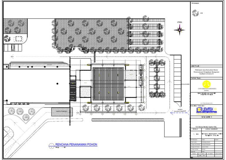 101 SITEPLAN - DWG Pohon-Model | PDF
