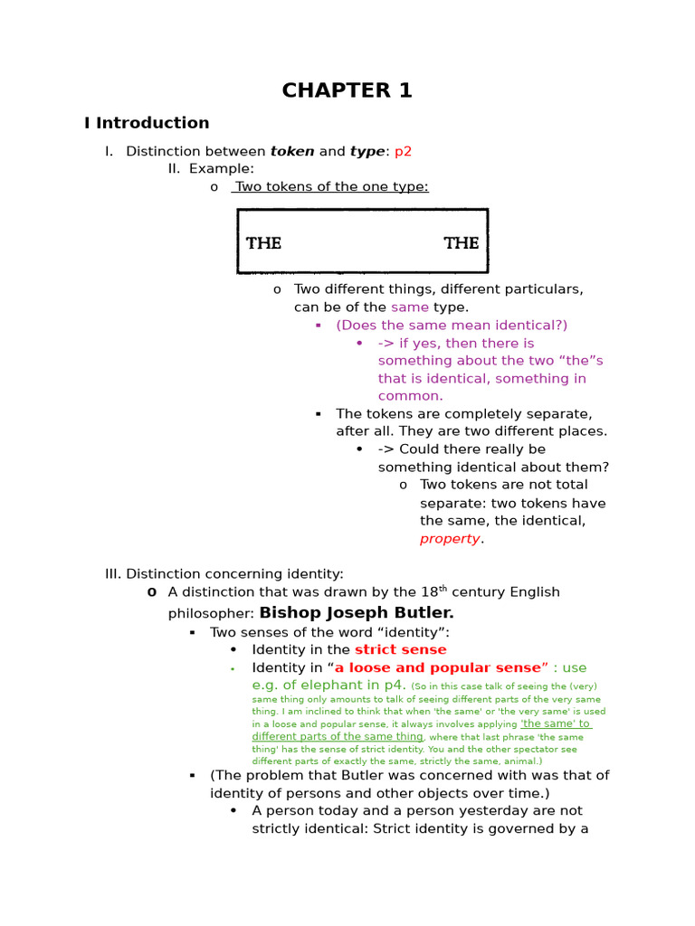 Chapter 1 Eva Philosophy Notes | PDF | Metaphysics | Philosophical Theories