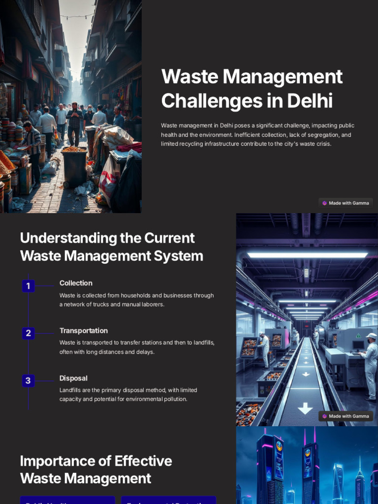 Waste-Management-Challenges-in-Delhi | PDF | Waste Management | Waste