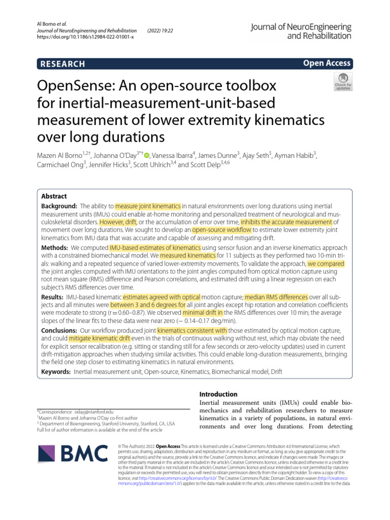 OpenSense - An Open-Source Toolbox For Inertial-Measurement-Unit-Based Measurement of Lower ...