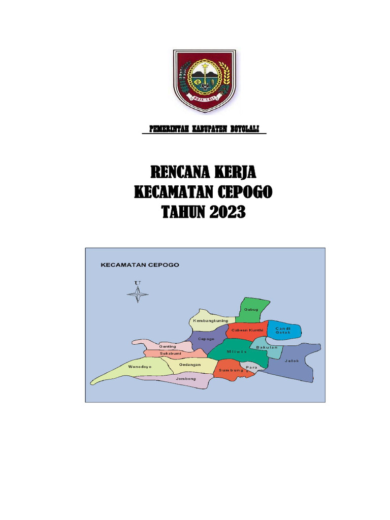 RENJA 2023 Kec Cepogo Baru | PDF