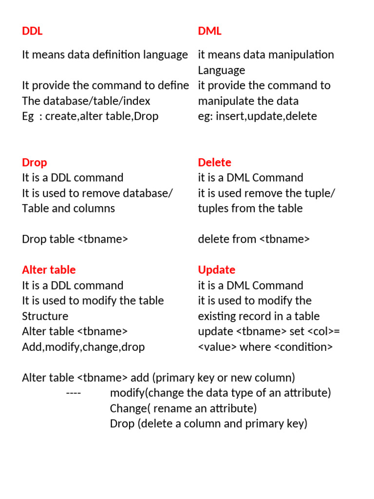 Mydql Diff | PDF