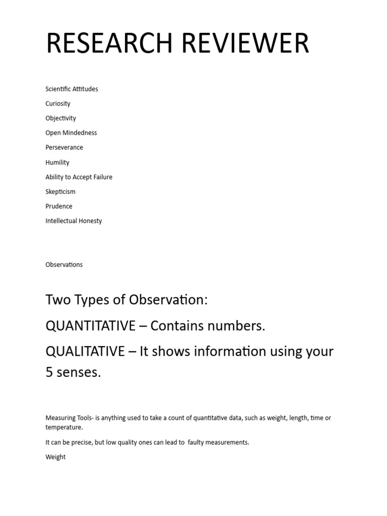 Research Reviewer | PDF