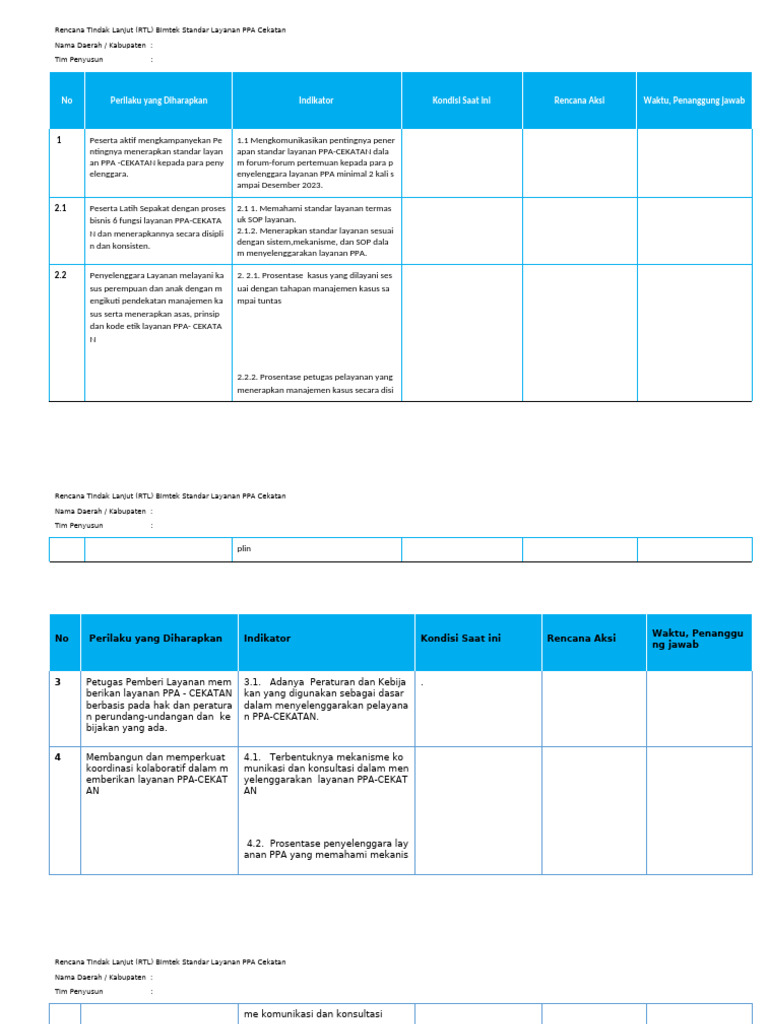 Form RTL CEKATAN | PDF | Teknologi & Rekayasa