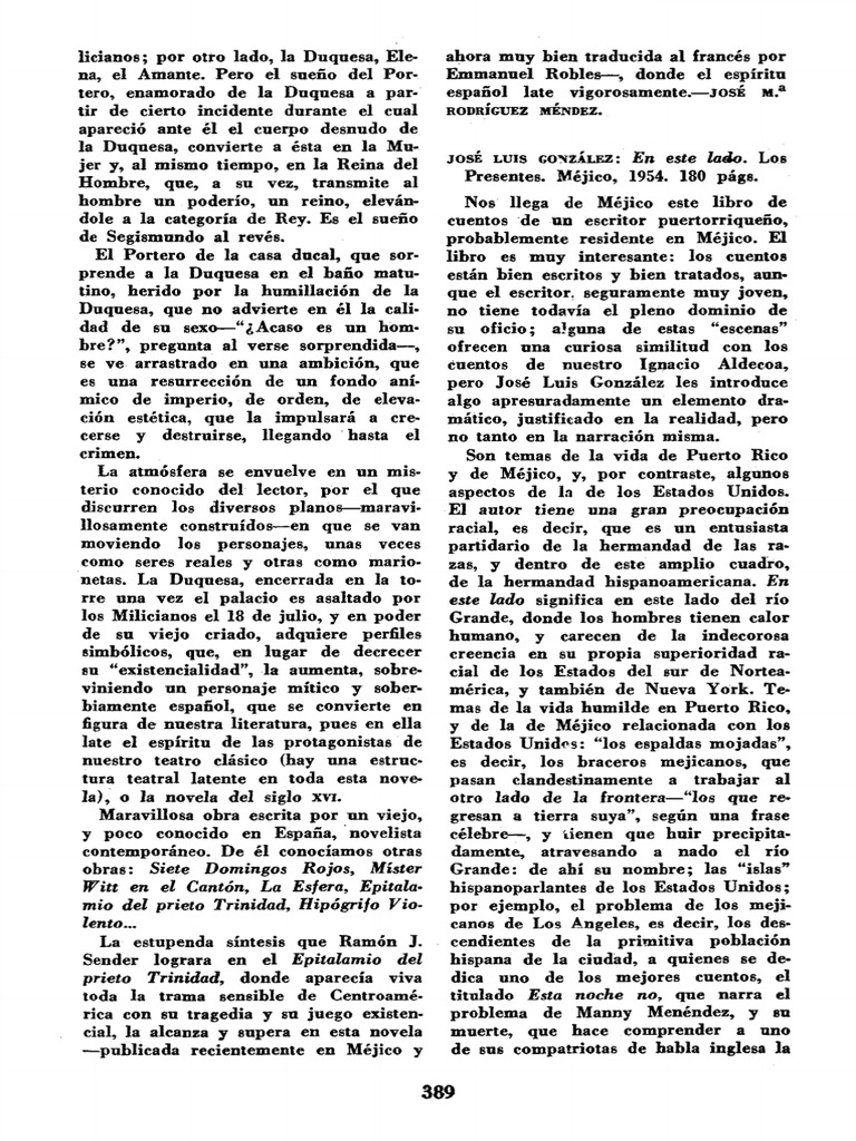 Jose Luis Gonzalez en Este Lado | PDF