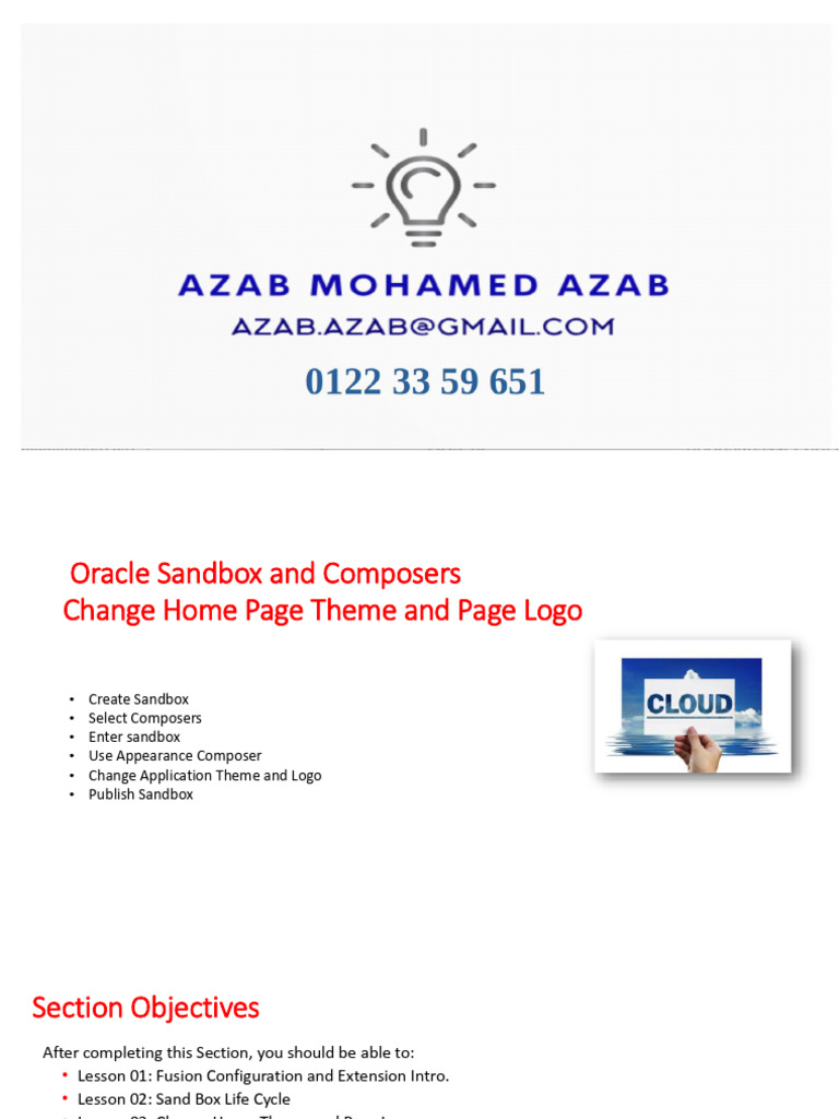 Oracle Fusion Change Home Page Theme and Page Logo | PDF