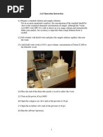 AAS Procedure for Inorganic Sample Analysis | PDF | Atomic Absorption ...