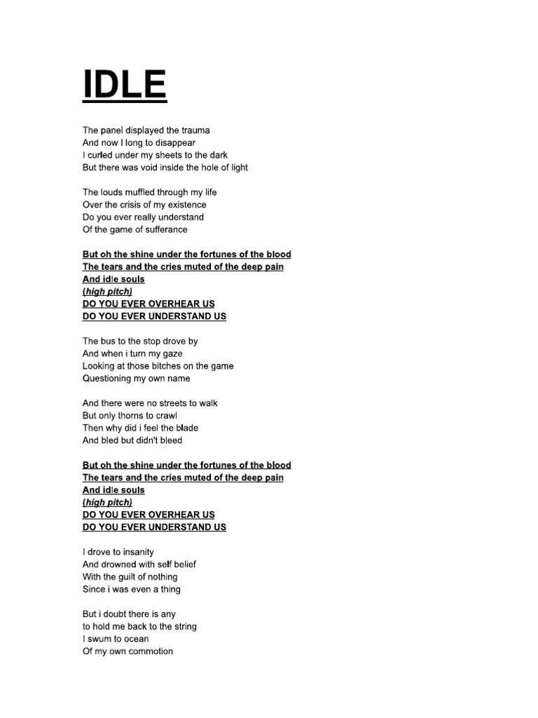 Idle | PDF