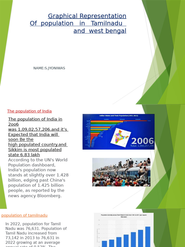 Tamil Nadu & West Bengal Demographics | PDF