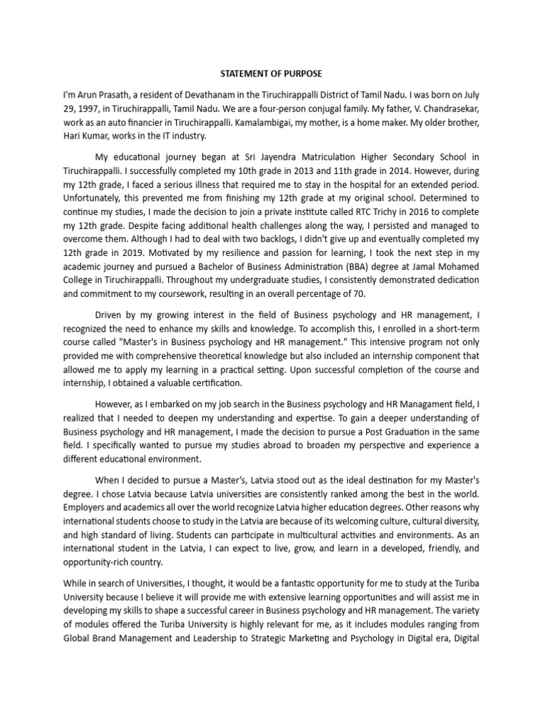 Pursuing Master's at Turiba University | PDF | Learning | University