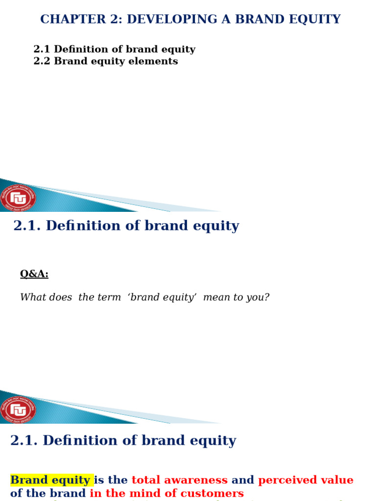 Understanding Brand Equity Elements | PDF | Brand | Marketing