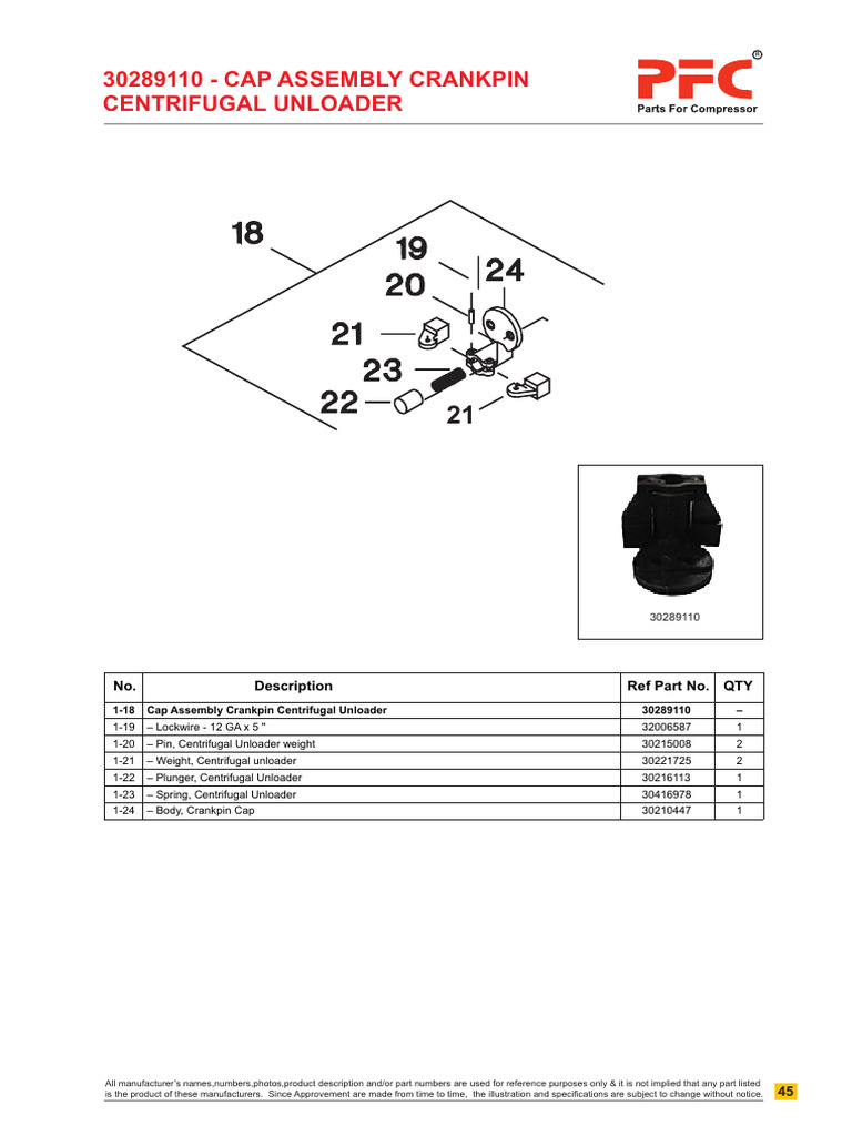 Cap Assembly Crankpin Centrifugal Unloader | PDF | Technology & Engineering