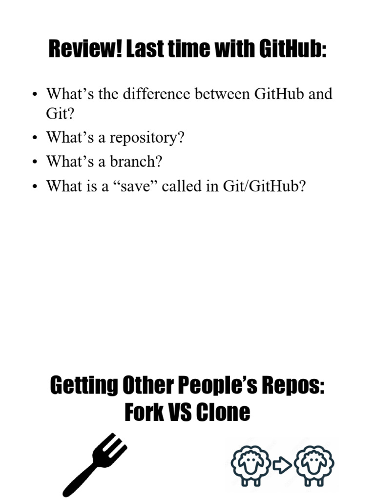 Understanding Github Forks And Clones Pdf Home And Garden Computers 1752