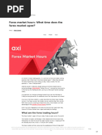 CME Trading Hours Overview | PDF