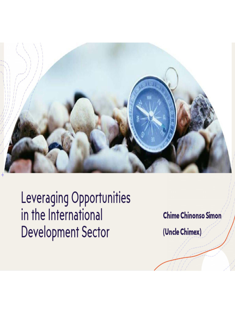 Leveraging Opportunities in The International Development Sector | PDF ...