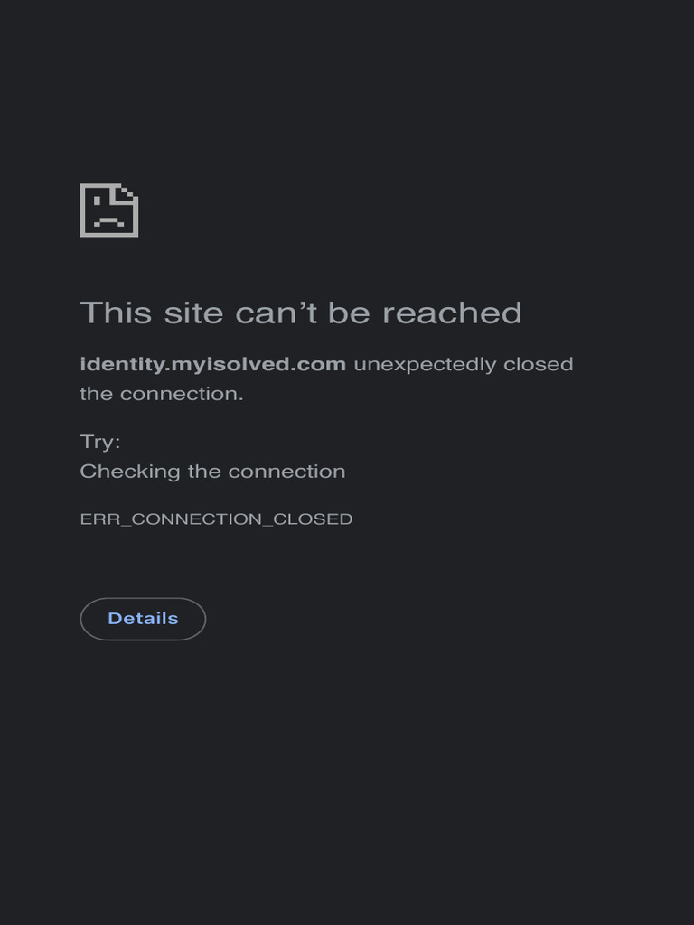 This Site Can't Be Reached: Unexpectedly Closed The Connection. Try ...