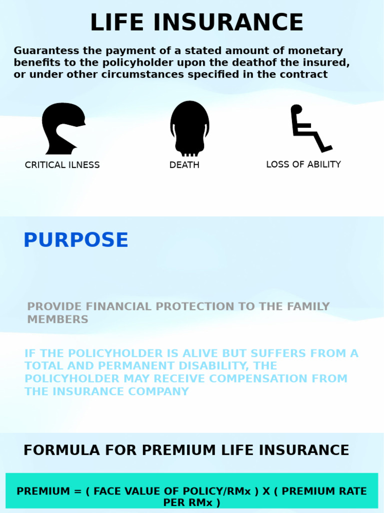 Presentation Insurance Math f5 | PDF | Finance & Money Management