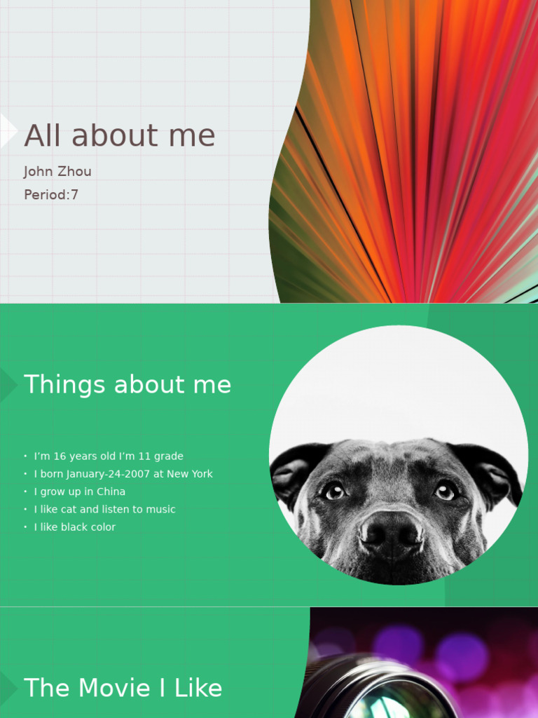 All About Me | PDF