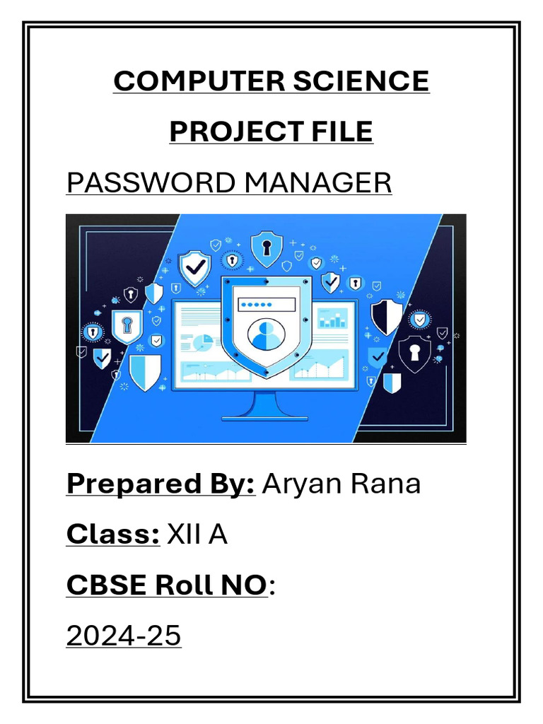 Password Manager | PDF | Cybercrime | Password