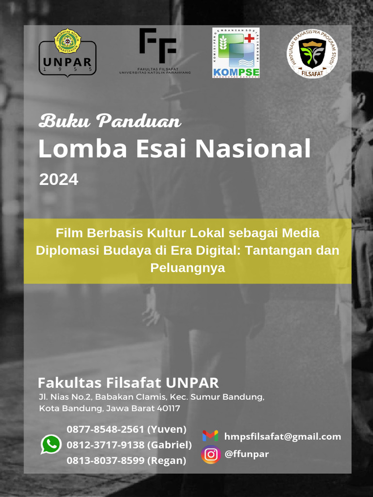 Buku Panduan Peserta Lomba Esai Nasional 2024 | PDF | Ilmu Sosial | Kajian Bahasa Asing