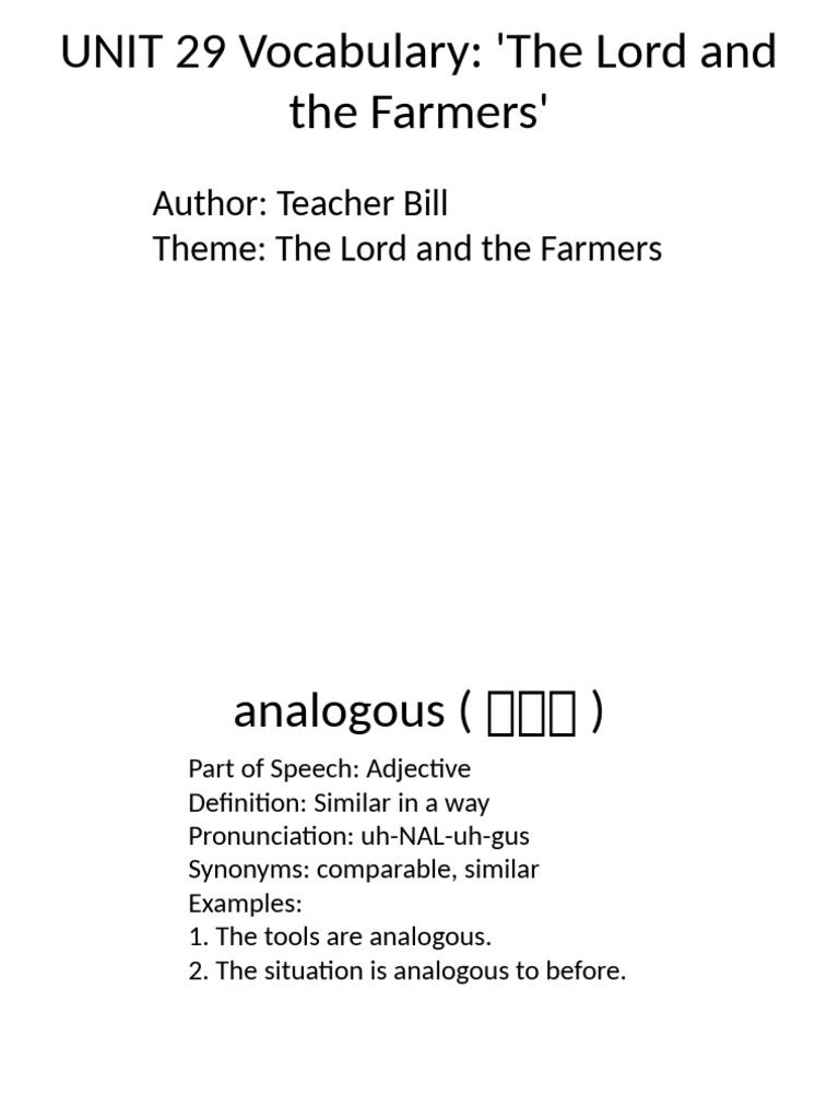 TED Talks Unit 29 Vocabulary | PDF