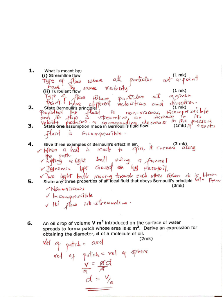 Physics F2 MST 2024 Teacher - Co - .Ke | PDF