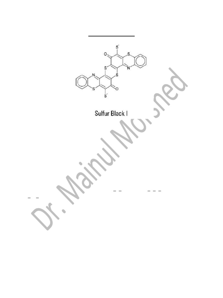 Sulphur Dyes | PDF | Dye | Textiles