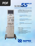 Comparison of Hemodialysis System Models | PDF | Hemodialysis | Medical Specialties