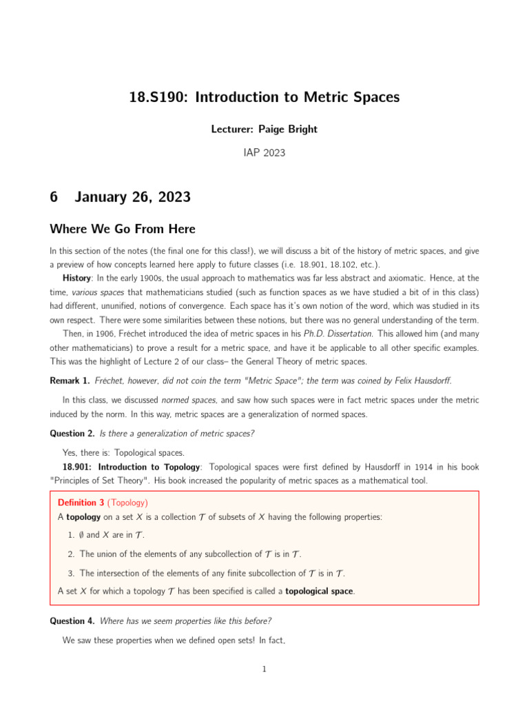 Where We Go from Here | PDF | Limit (Mathematics) | Continuous Function