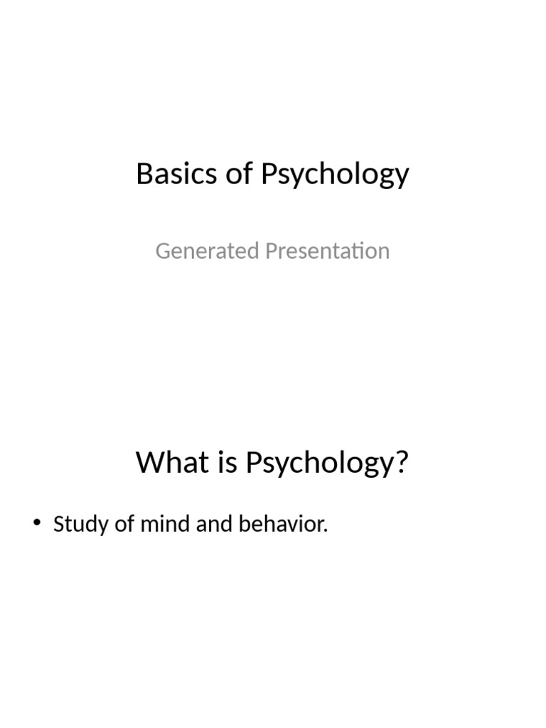Psychology_Basics | PDF