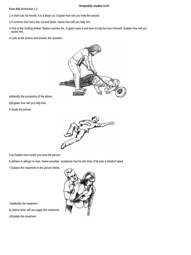 An Activity On Applying First Aid | PDF