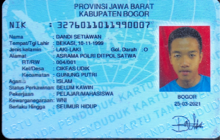 KTP Dandi Setiawan | PDF