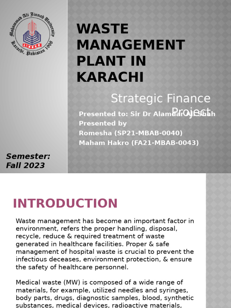 Waste Management | PDF