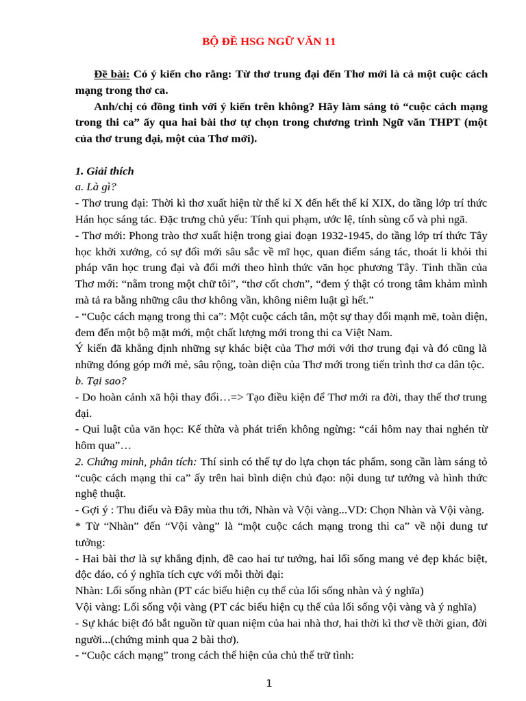 BỘ 20 ĐỀ HSG | PDF