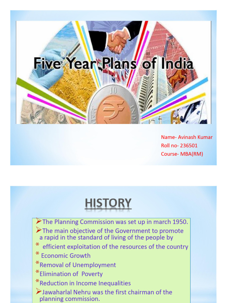 Overview of India's Five-Year Plans | PDF | Economies