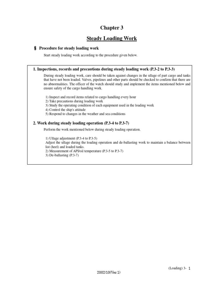 Steady loading work | PDF | Valve | Pump