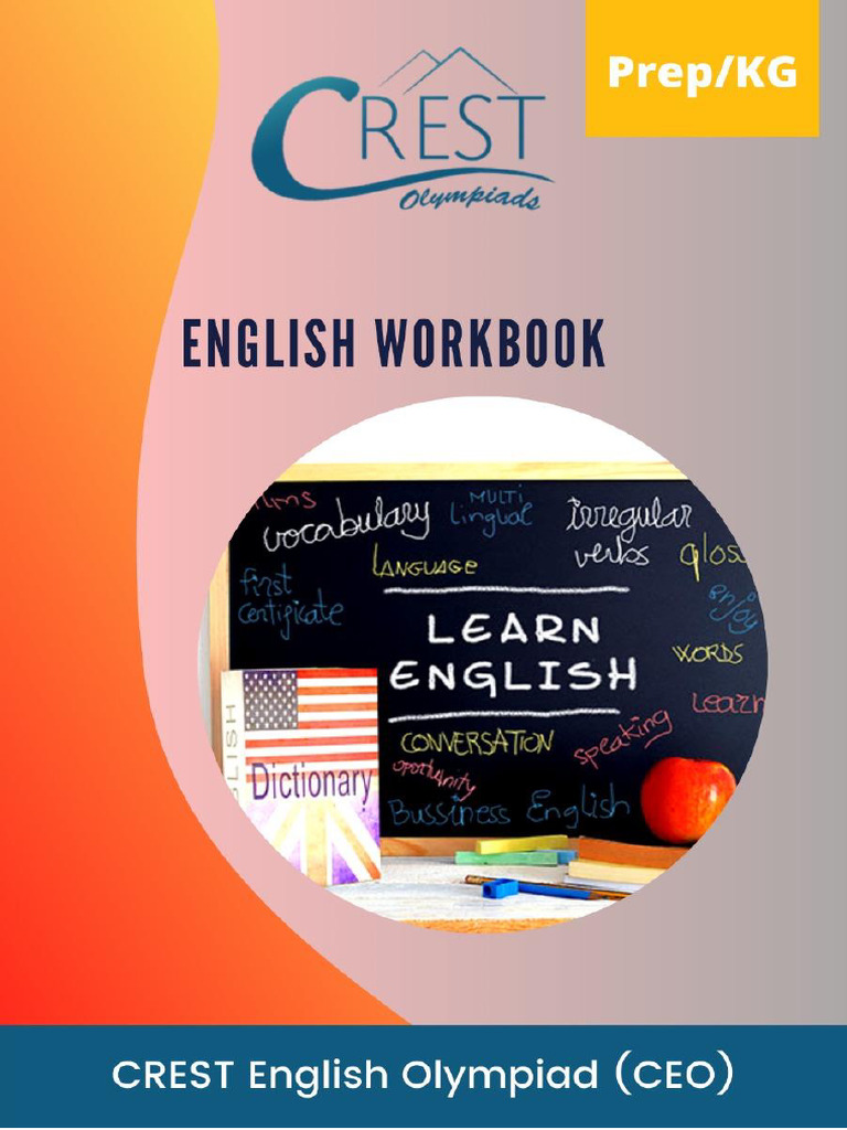CREST English Prep KG Workbook | PDF | Alphabet | Adjective
