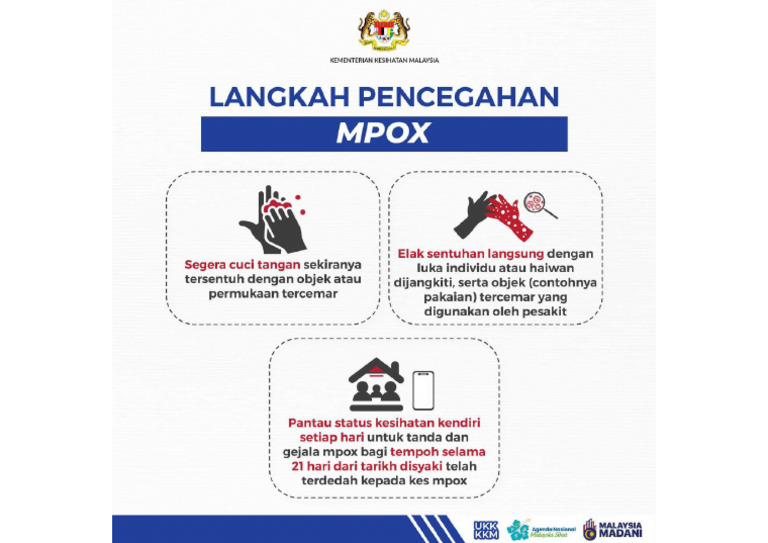 Langkah Pengahan Mpox | PDF