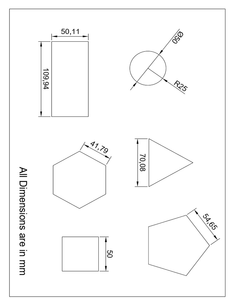 Ex.1-Simple 2D Objects | PDF