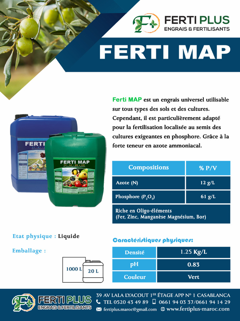 Fiche-Technique-Ferti-MAP | PDF