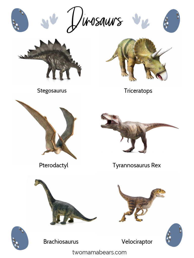 Dinosaur Matching Game Printable | PDF