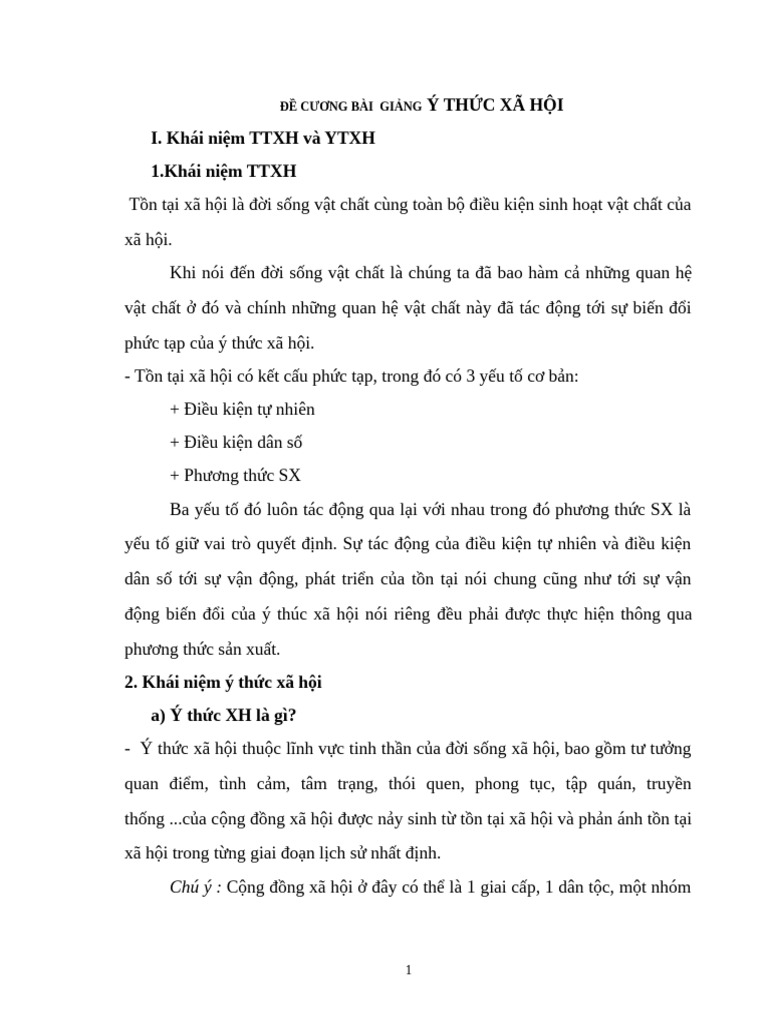 YTXH Cao C - P M - I Cho HV | PDF