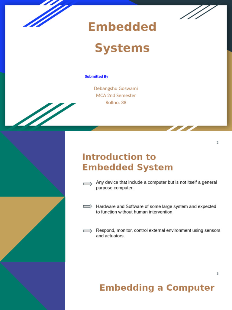 Embadded Systems | PDF | Microcontroller | Embedded System