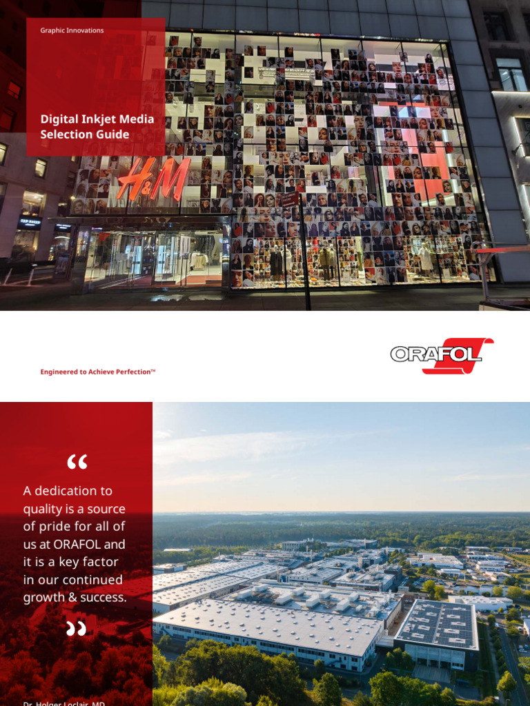 Inkjet Media Selection Guide | PDF | Lamination | Polyvinyl Chloride