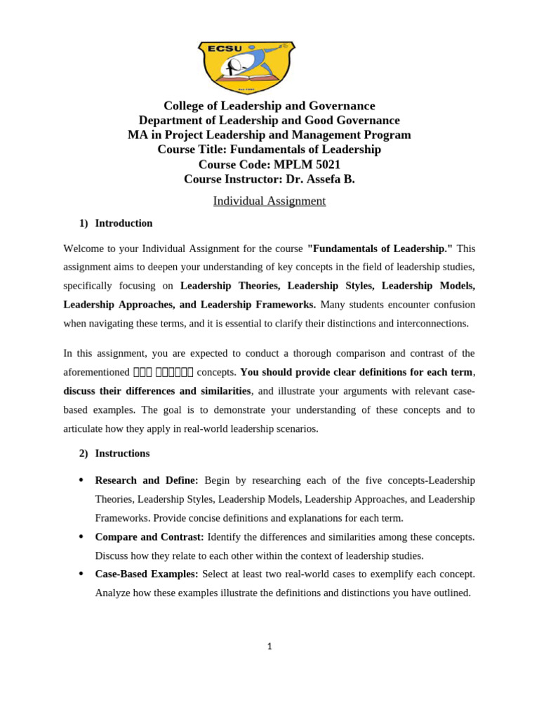 Leadership Theories and Models Explained | PDF | Leadership | Concept