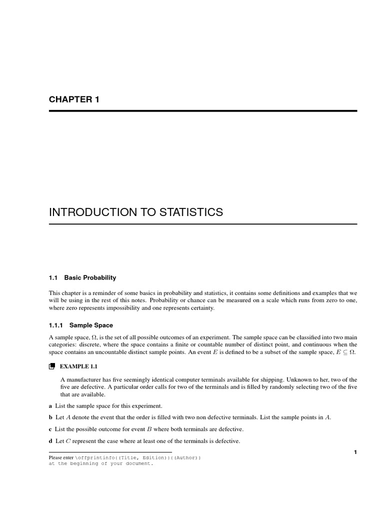 MATHEMATICAL - STATISTICS (p.1-34) | PDF | Probability Distribution ...