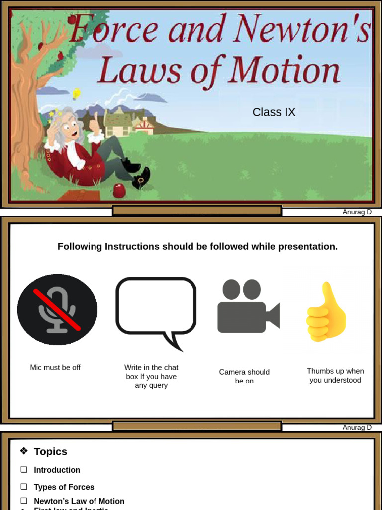 Understanding Newton's Laws of Motion | PDF | Force | Newton's Laws Of Motion