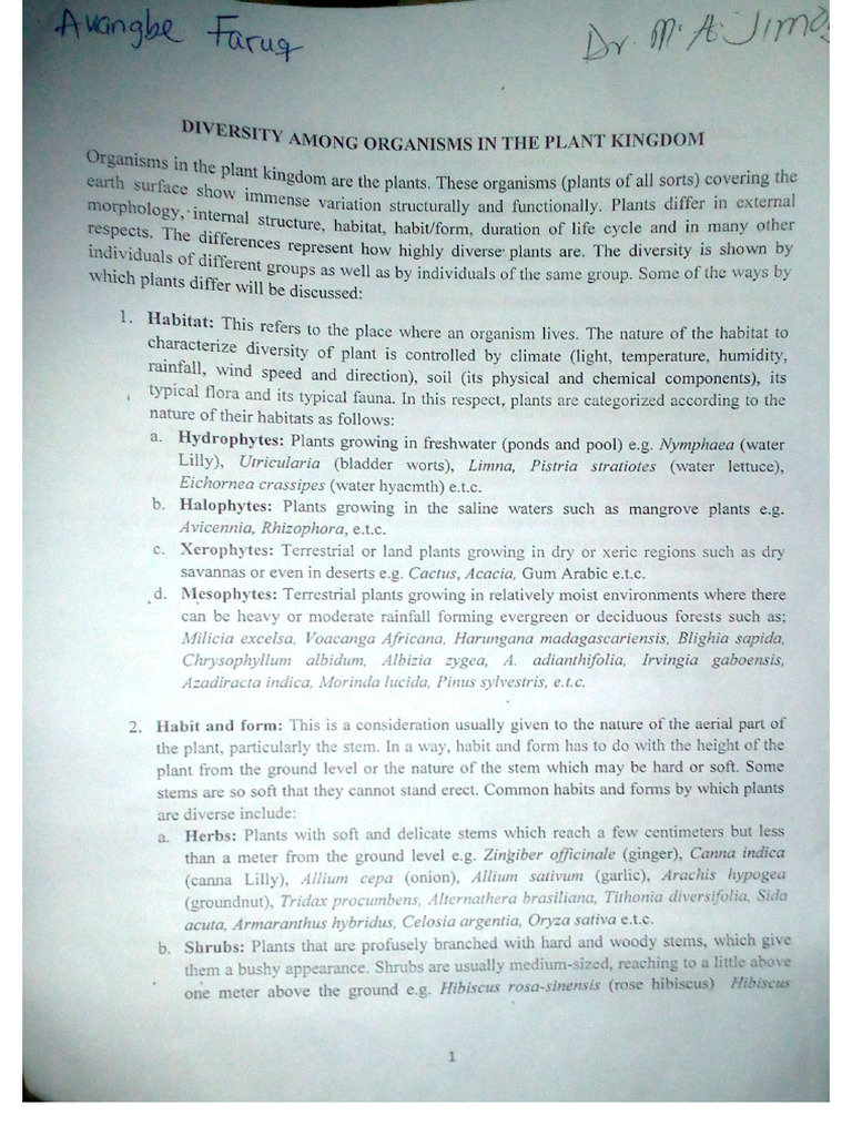 BIO102 Material | PDF